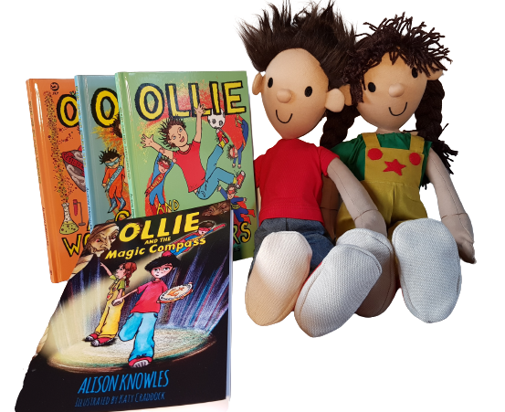 Complete set of Ollie and his Super Powers series of books and toys ...
